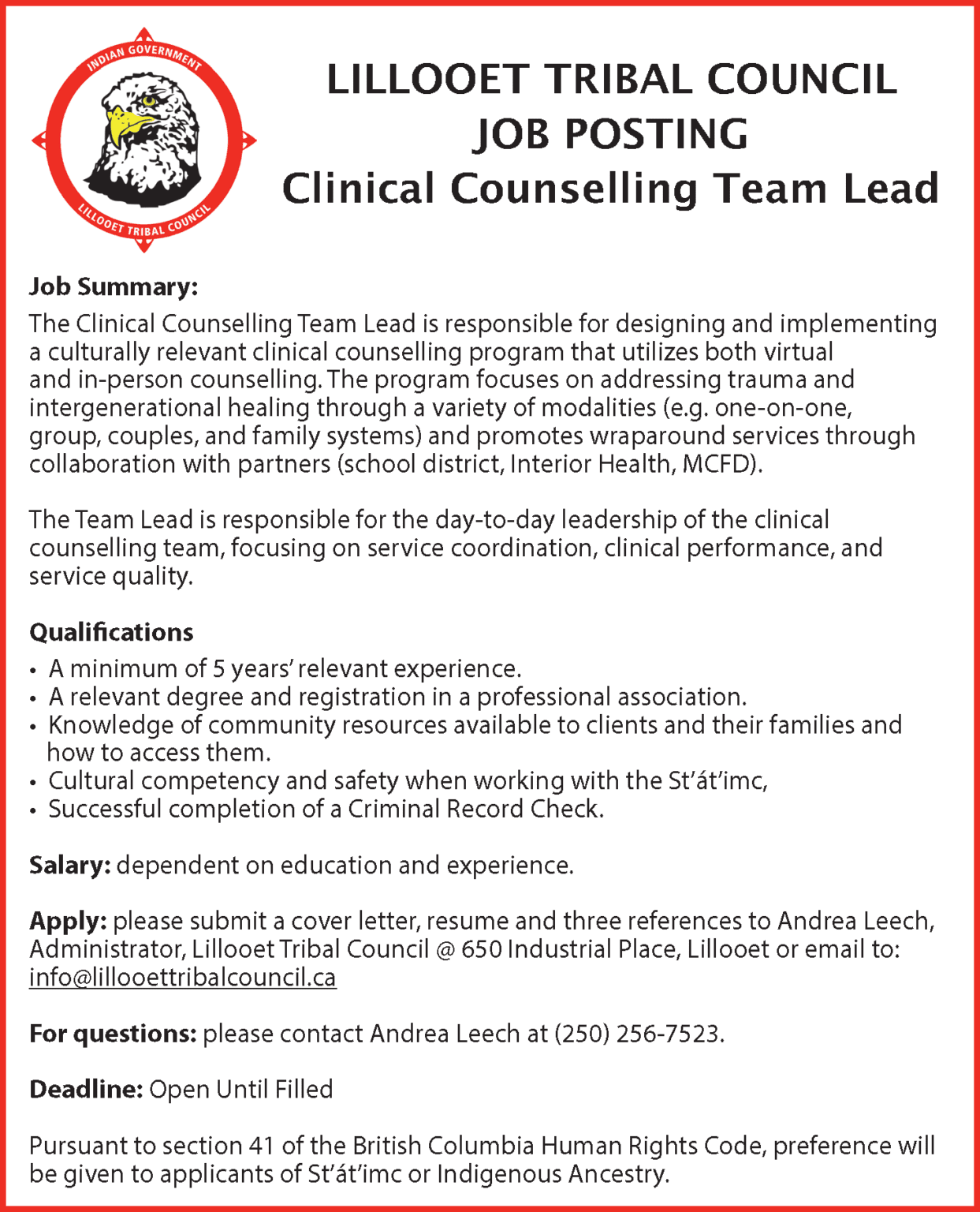 Lillooet Tribal Council